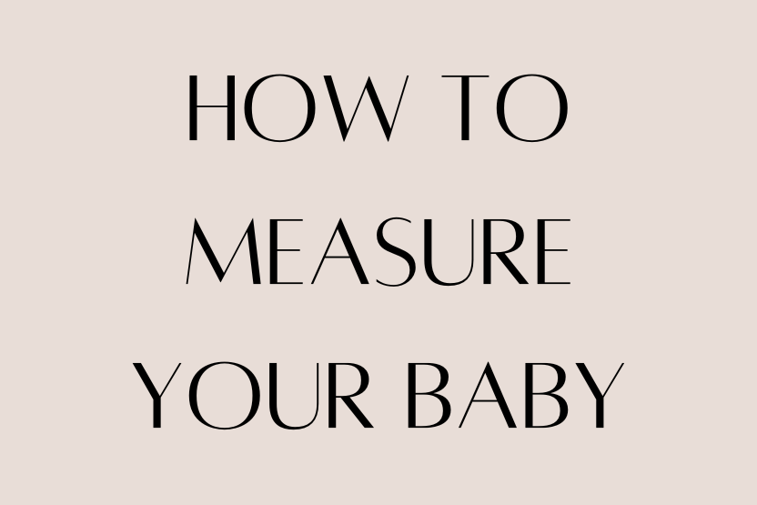 How to Measure Your Baby for Clothes | Fit Guide